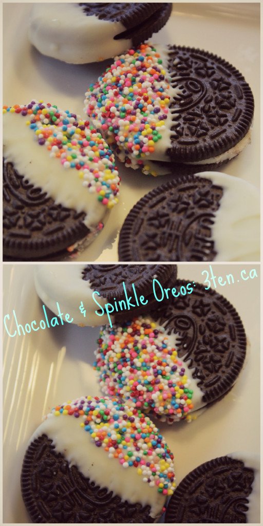 Recipe: Chocolate and Sprinkle Oreos - 3ten