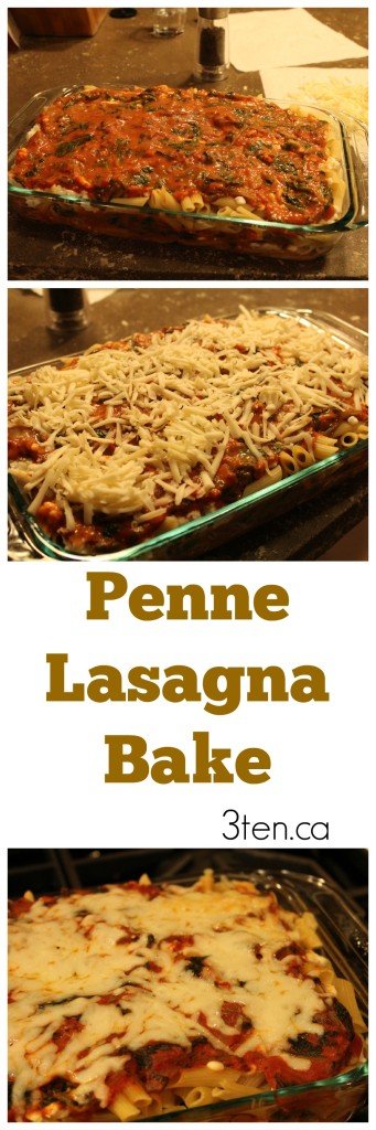 Recipe: Penne Lasagna Bake - 3ten